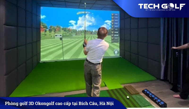 Chinh phục kỹ sư công nghệ bằng phòng golf 3D Okongolf cao cấp - Tech Golf