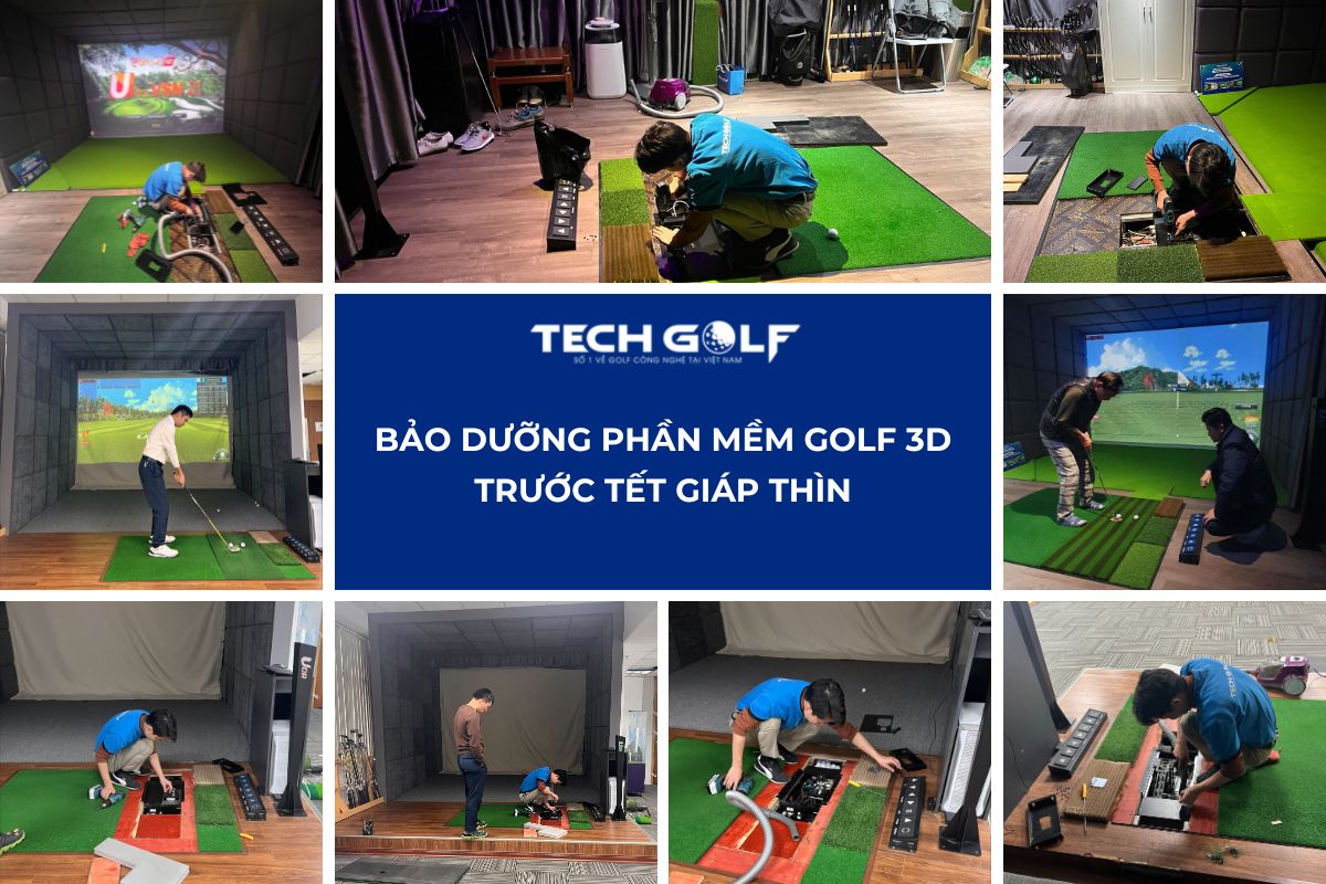 Cái Tâm Tạo Nên Cái Tầm: Techgolf Bảo Dưỡng Phần Mềm Golf 3D Trước Tết Cho Khách Hàng - Tech Golf